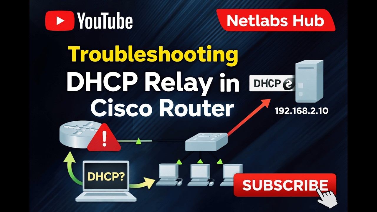 DHCP Relay Not Working? Fix IP Helper Address on Cisco Router FAST ...