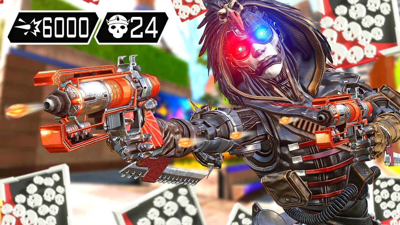 SOLO ASH 24 KILLS & 6000 DAMAGE IN EPIC GAME (Apex Legends Gameplay ...