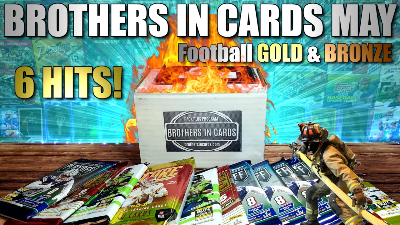 Brothers in Cards May Gold & Bronze Box Football Card Opening! 12 Hobby ...