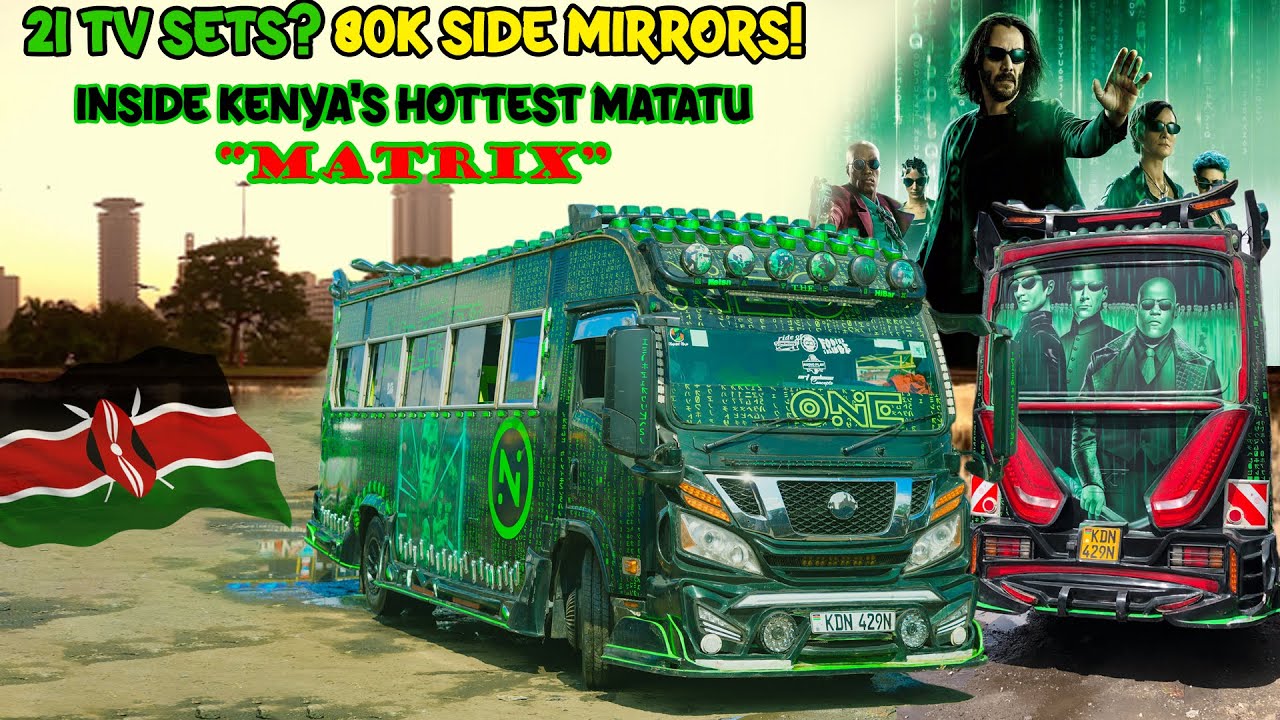 Inside Kenya's Coolest Matatu: MATRIX Edition! - YouTube