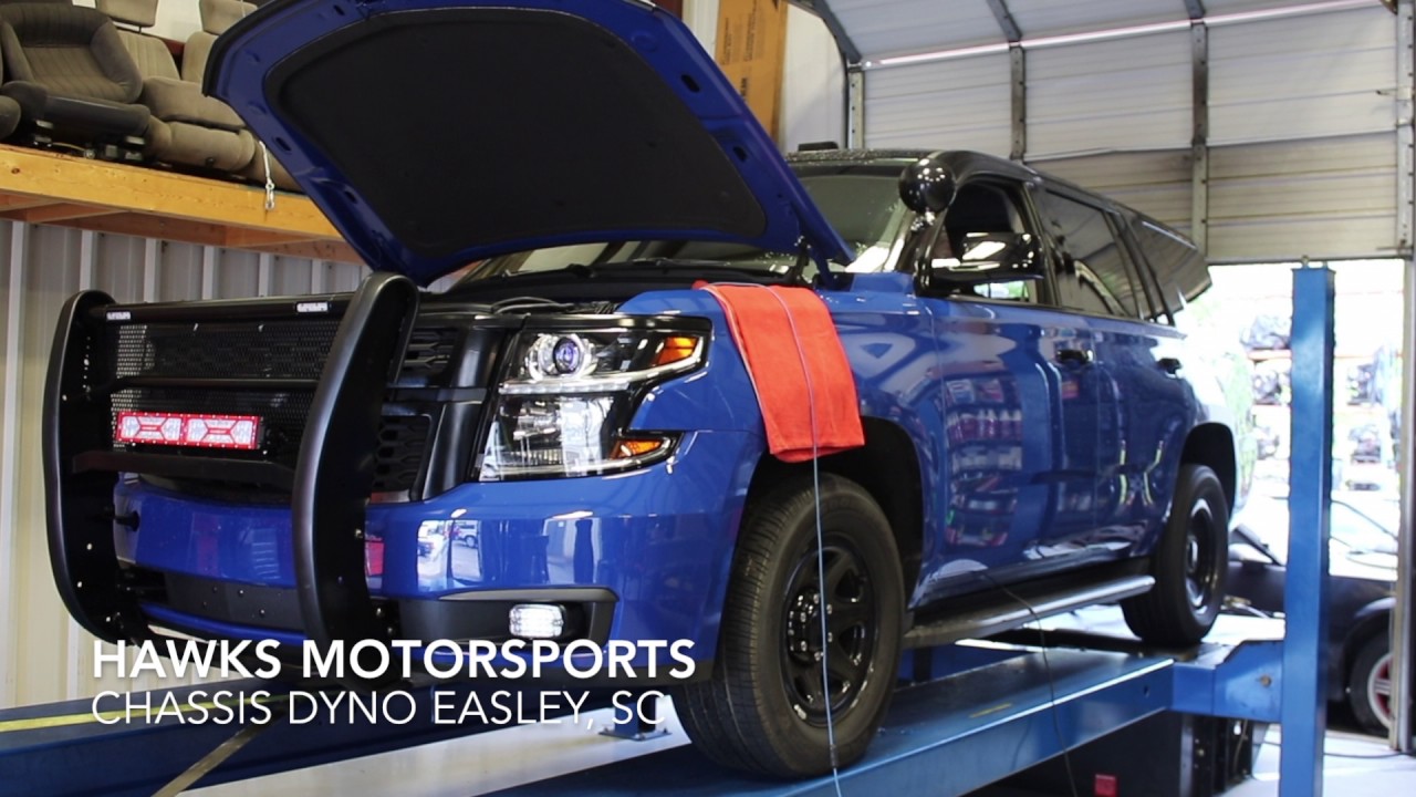 2016 L83 Tahoe DYNO Pull in 3rd Gear - YouTube