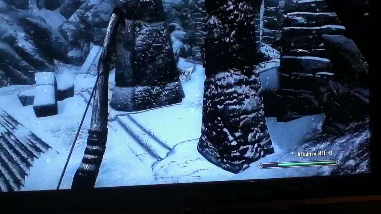 Skyrim gameplay frost troll - YouTube