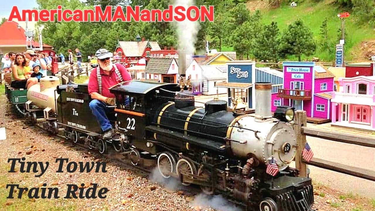 Tiny Town Train - Only YouTube Video From INSIDE The Caboose! Full Loop ...
