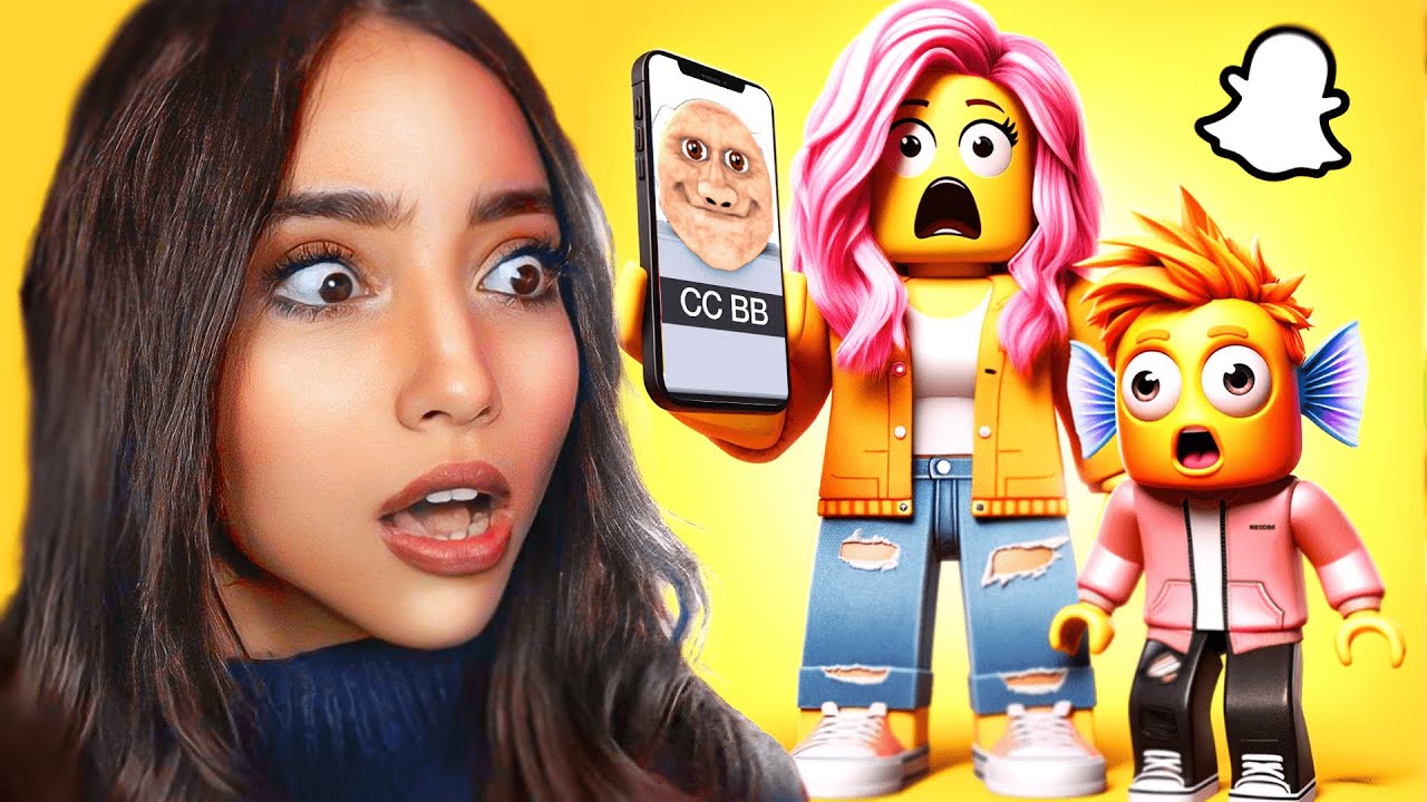 MA PREMIÉRE JOURNÉE SUR SNAPCHAT ROBLOX ! (un fou me dm) - YouTube