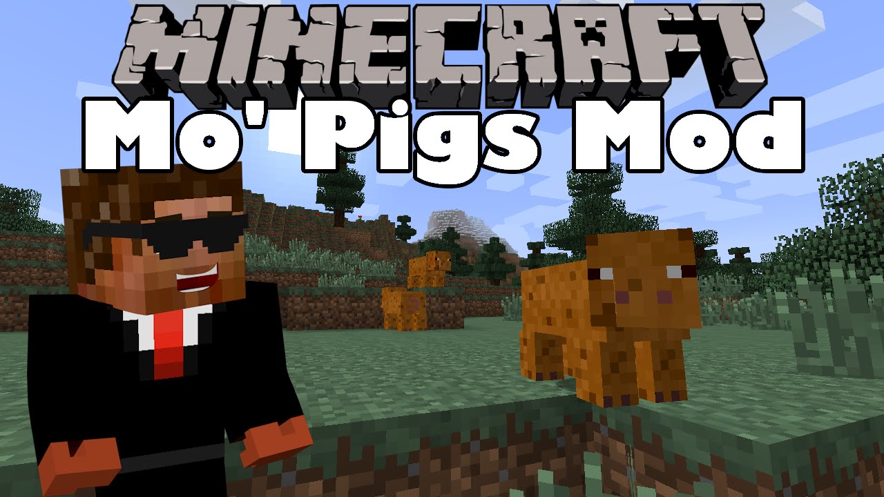 Minecraft | MO' PIGS MOD!!! | (More Pigs, Evil Pigs, Cookie Pigs ...