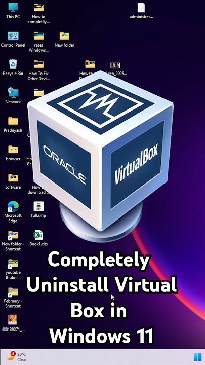 How to Completely Uninstall Oracle VirtualBox in Windows 11 - YouTube