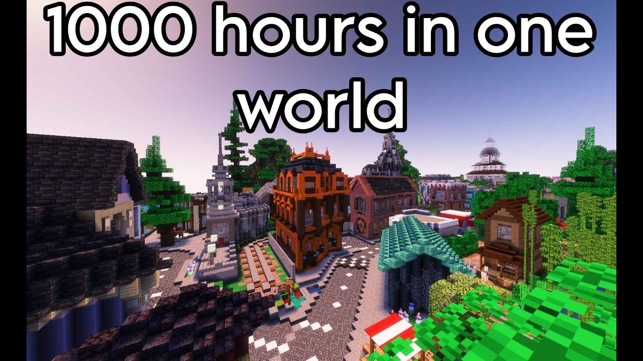 1000 Hours in Survival Minecraft (world tour) - YouTube