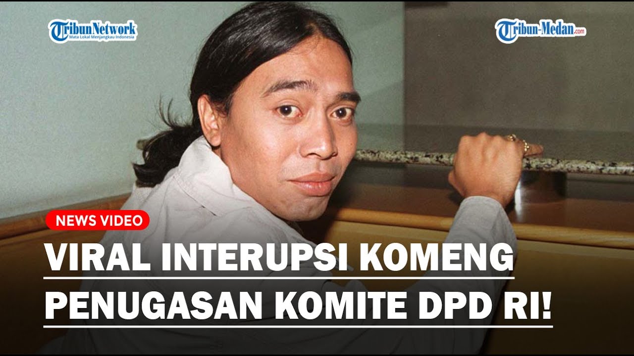 KOMENG BUKA SUARA Soal Viral Interupsi Penugasan Komite DPD RI - YouTube