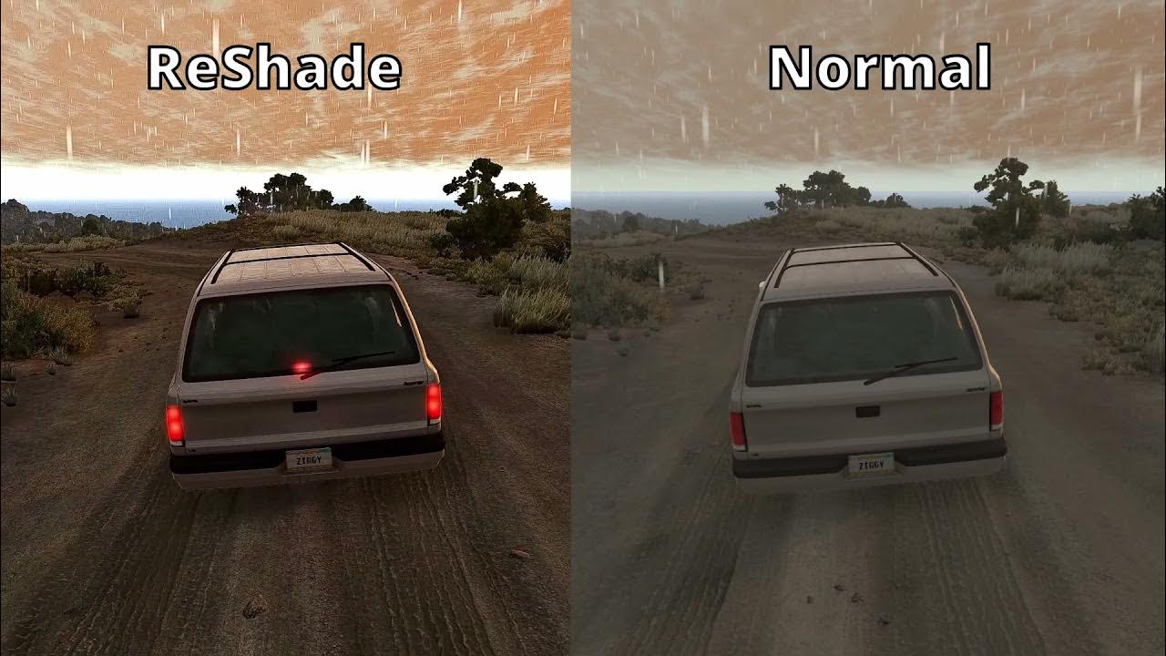 BeamNG Drive - ReShade VS Normal And How To Install ReShade - YouTube