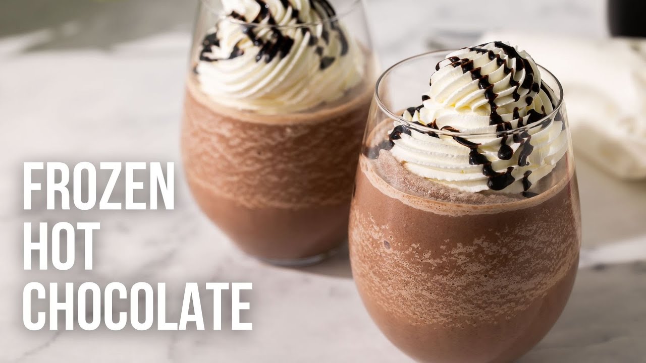 Frozen Hot Chocolate l The Recipe Rebel - YouTube