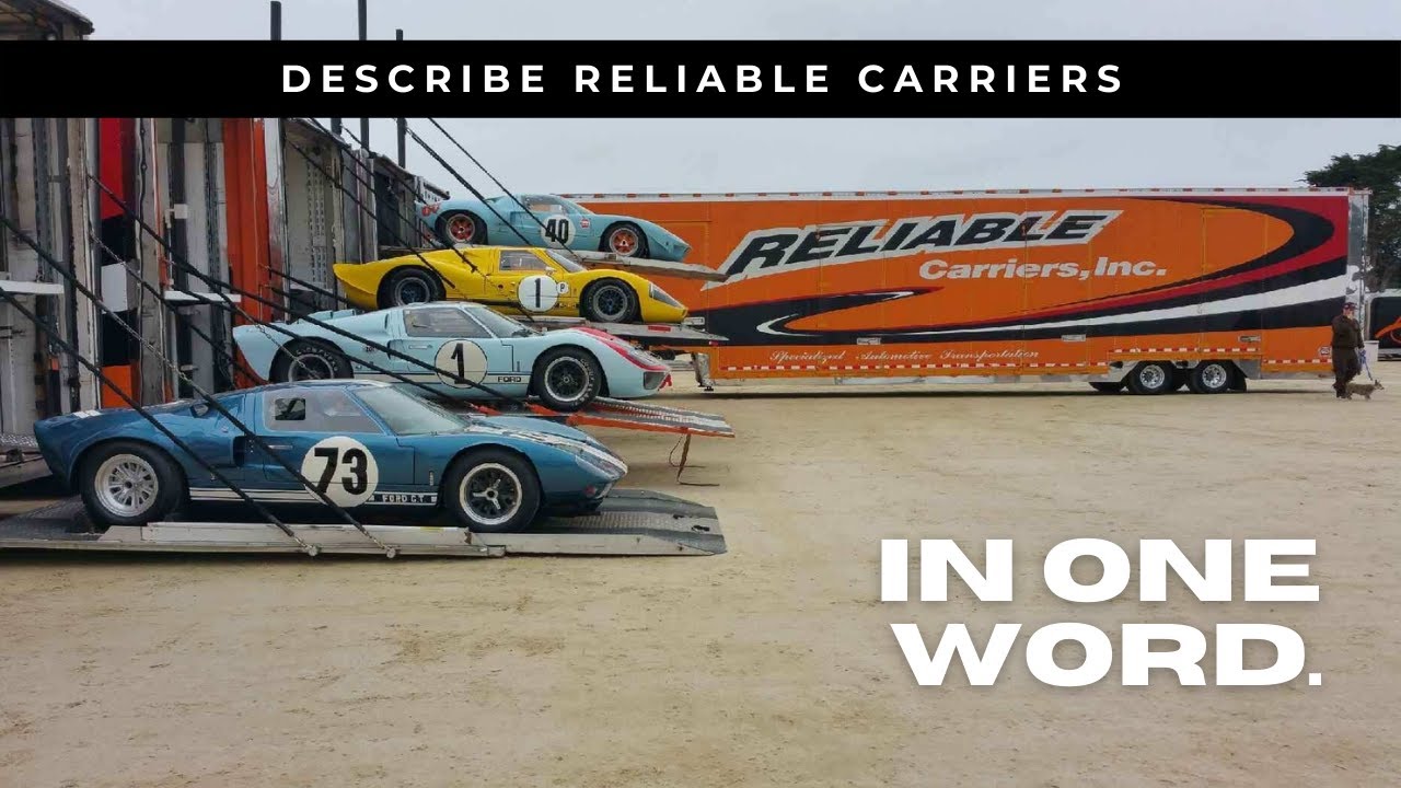 ONE WORD to Describe Reliable Carriers | Nations Largest Exotic, Luxury ...