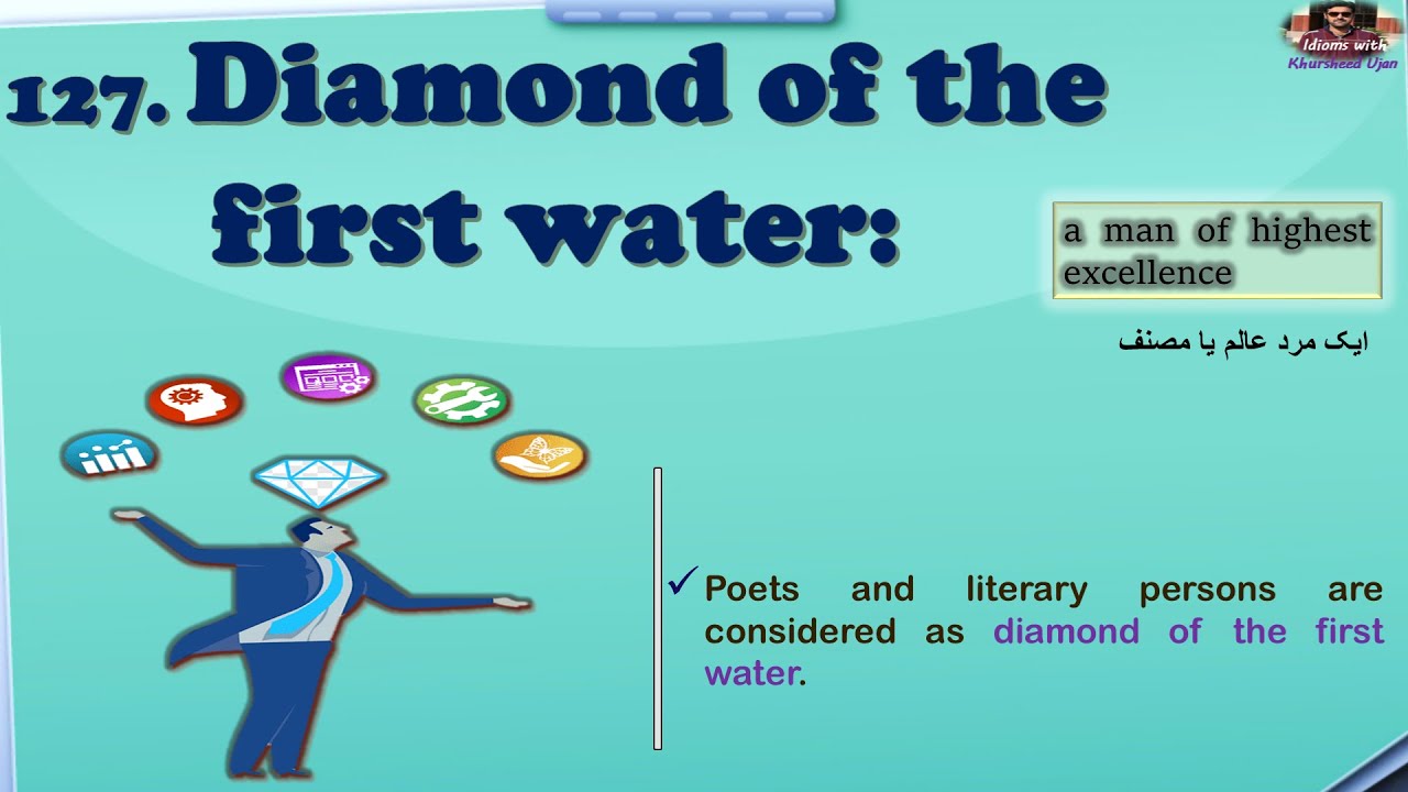 Diamond of the first water | Learn Idioms - YouTube
