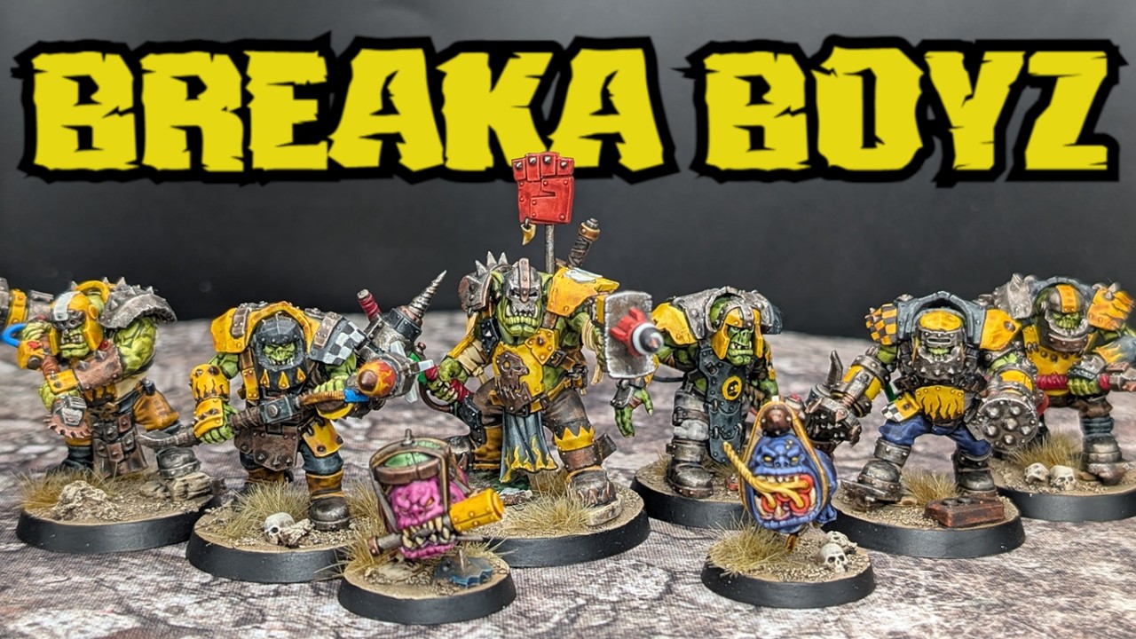 Breaka Boyz! How to paint the new Ork 40K Killteam with Contrast! - YouTube