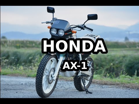 HONDA AX-1 Motorcycle / Engine Starting Up - YouTube