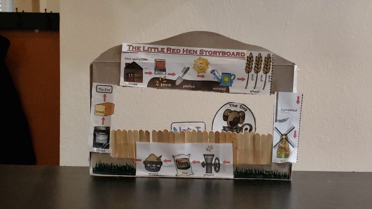 The Little Red Hen-Puppet Show - YouTube
