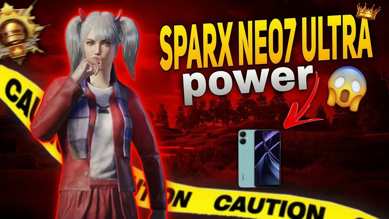 Sparx Neo7 Ultra Pubg Test | GRAPHICS" GYRO "Battery Drain | Sparx Neo7 ...