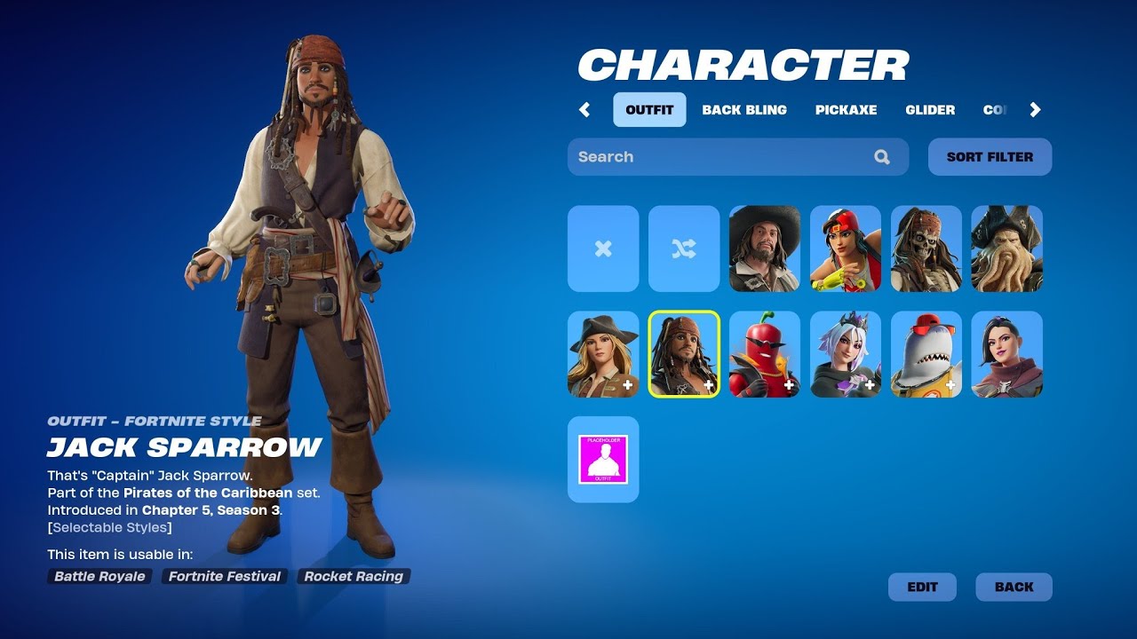 Fortnite NEW Captain Jack Sparrow Mini Pass & Collab Showcase (Fortnite ...