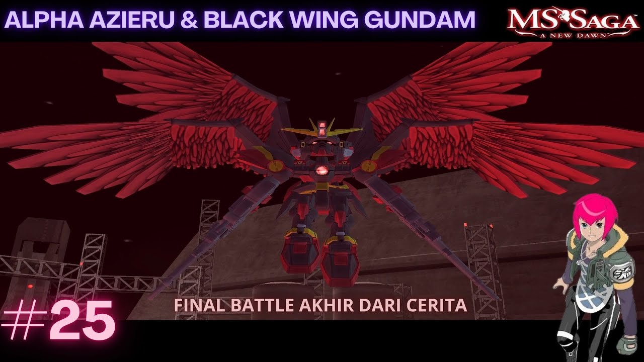 BLACK WING GUNDAM & ALPHA AZIERU FINAL BOSS BATTLE!! MS Saga A New Dawn (PCSX2) walkthrough part ...