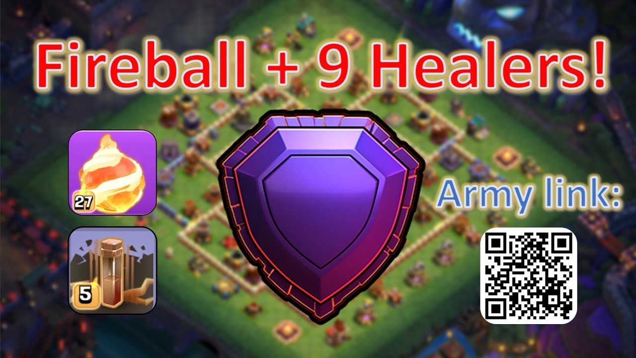 Fireball + 9 healers | Live Attacks! #5 | June 2024 - YouTube