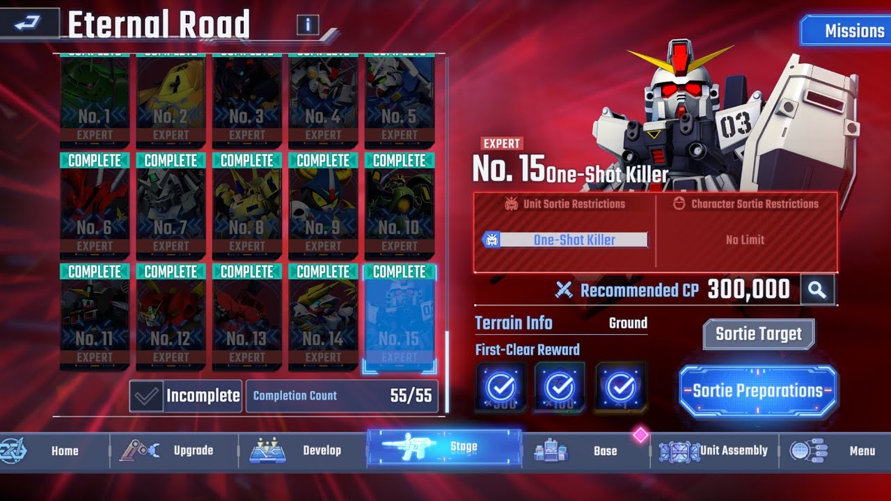 Eternal road expert no.15 with only dev/other 10 survival units (IBO ...