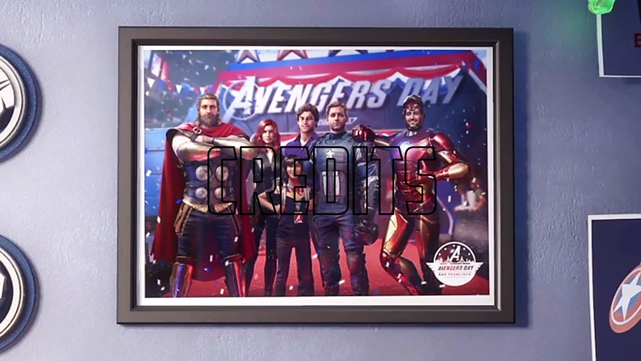 Marvel's Avengers Full Credits + Mid Credit Scene - YouTube