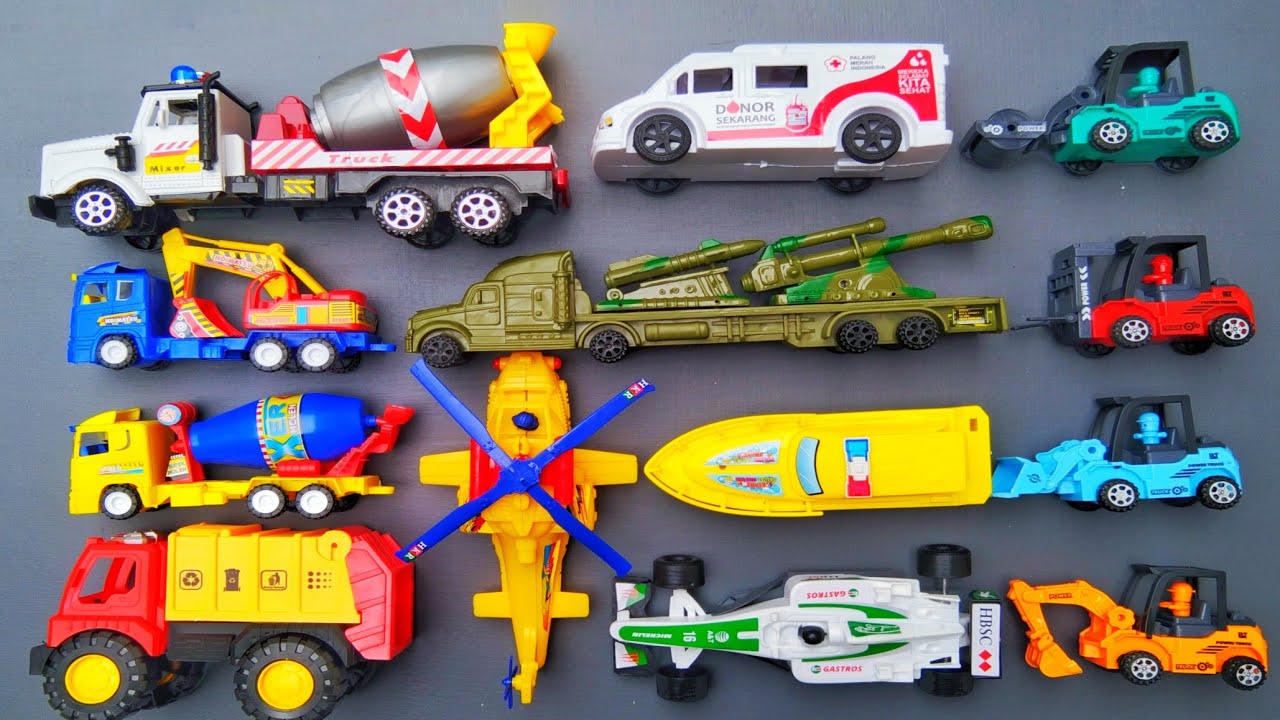 Mobil Rudal, Speed Boat, Forklift, Mobil Ambulan, F1, Wheel Loader ...