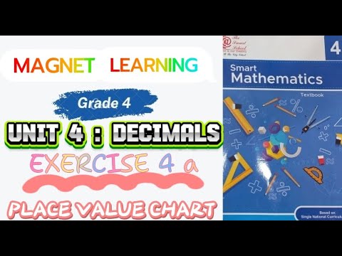 Smart School Mathematics Grade 4 | Unit 4 Decimals | Exercise 4 a - YouTube