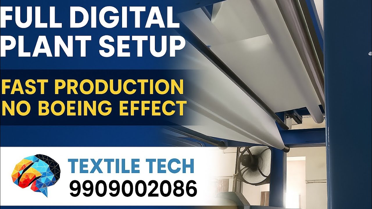 Full Digital Textile Plant Setup on First Floor with Advanced Padding Machine Without Boeing ...