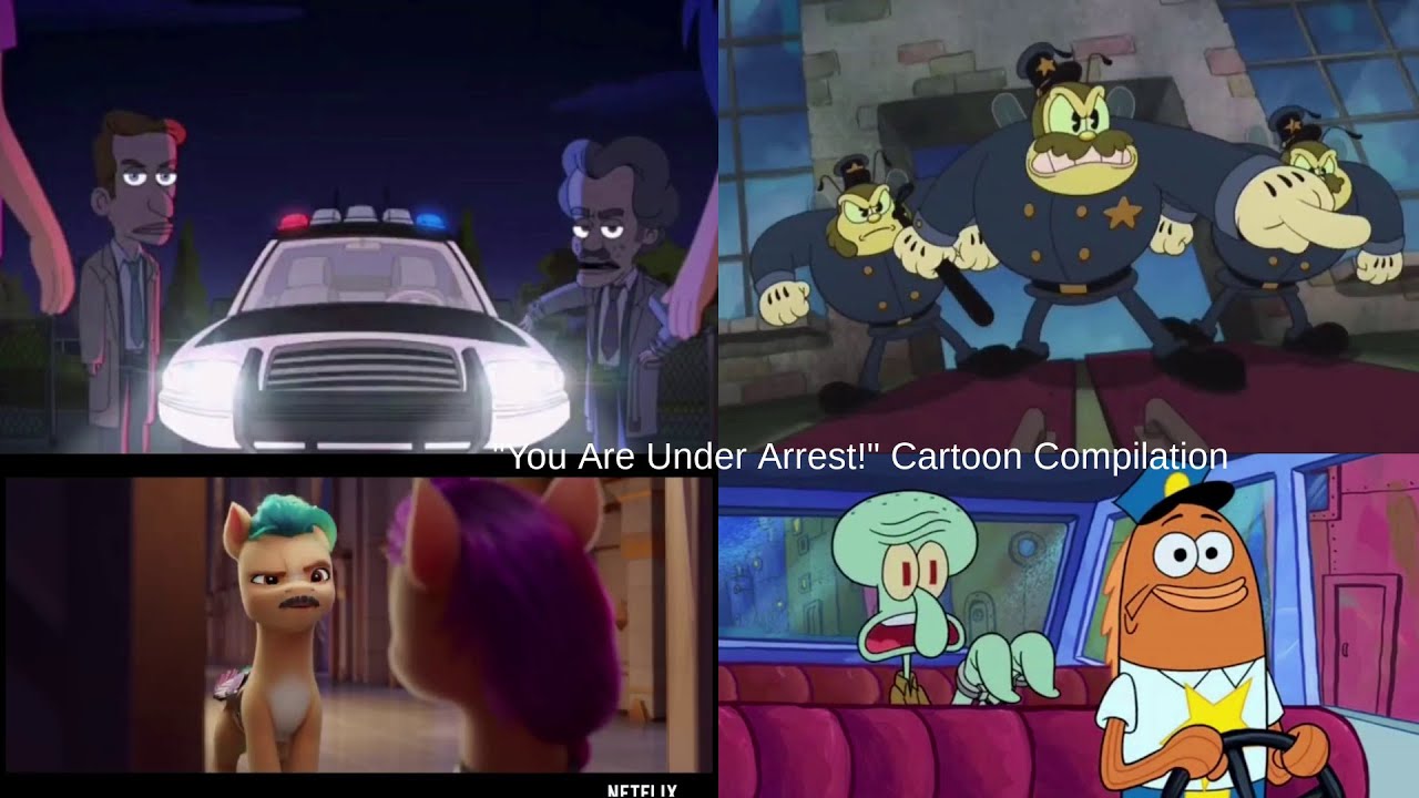"You Are Under Arrest!" Cartoon Compilation - YouTube