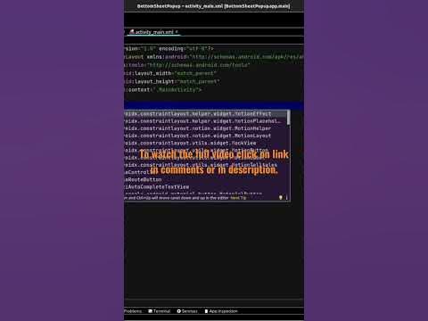 Android Bottom Sheet Dialog - YouTube