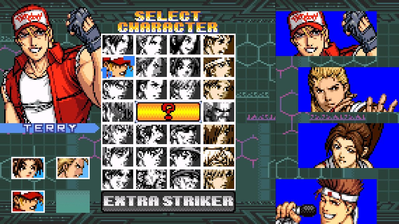 The King of Fighter EX: Neo Blood (GBA) Fatal Fury Team (Terry, Andy ...