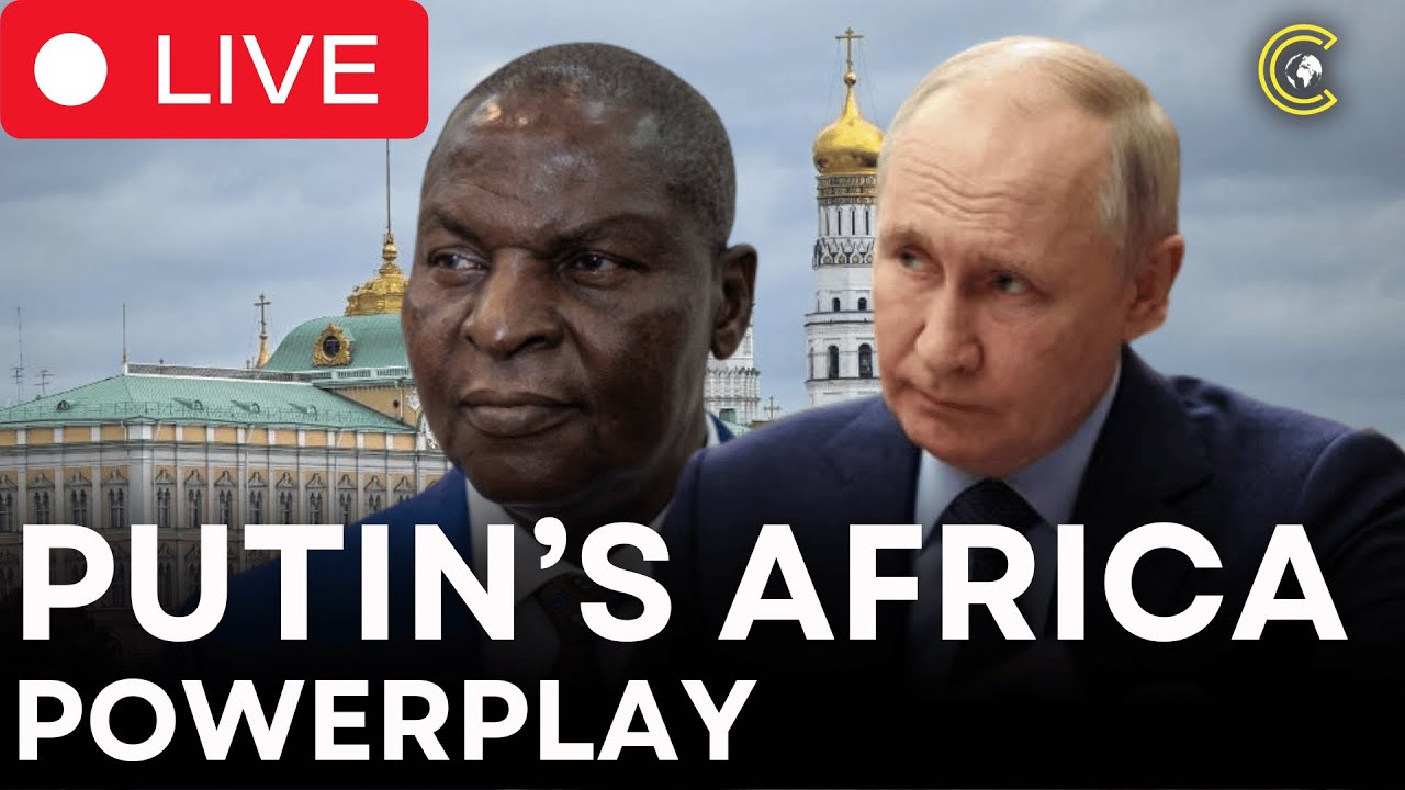LIVE | Putin Welcomes CAR President at the Kremlin | Putin Holds ...