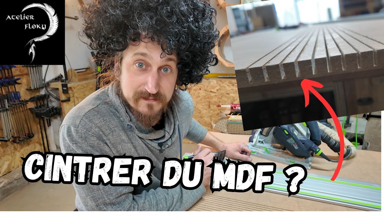 Cintrer du MDF - YouTube