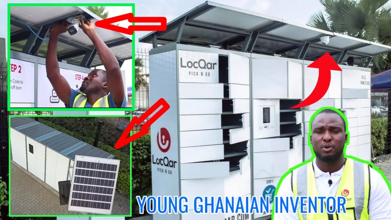 Meet the Ghanaian innovator behind the World's First Solar Smart locker ...