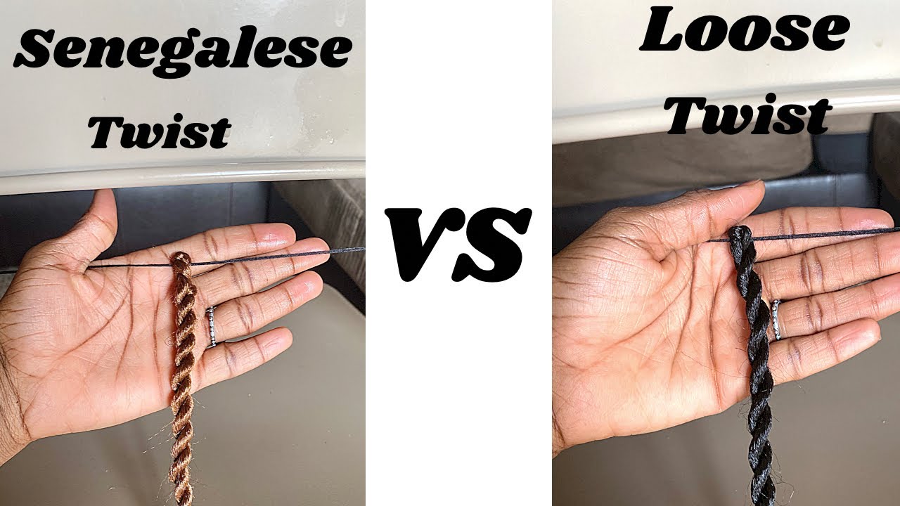 HOW TO : Twist tightly like a “PRO”/Senegalese twist and loose twist ...