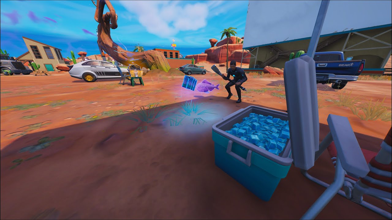 Fortnite Catch or collect a Zero Point Fish Weekly Quest Guide - YouTube