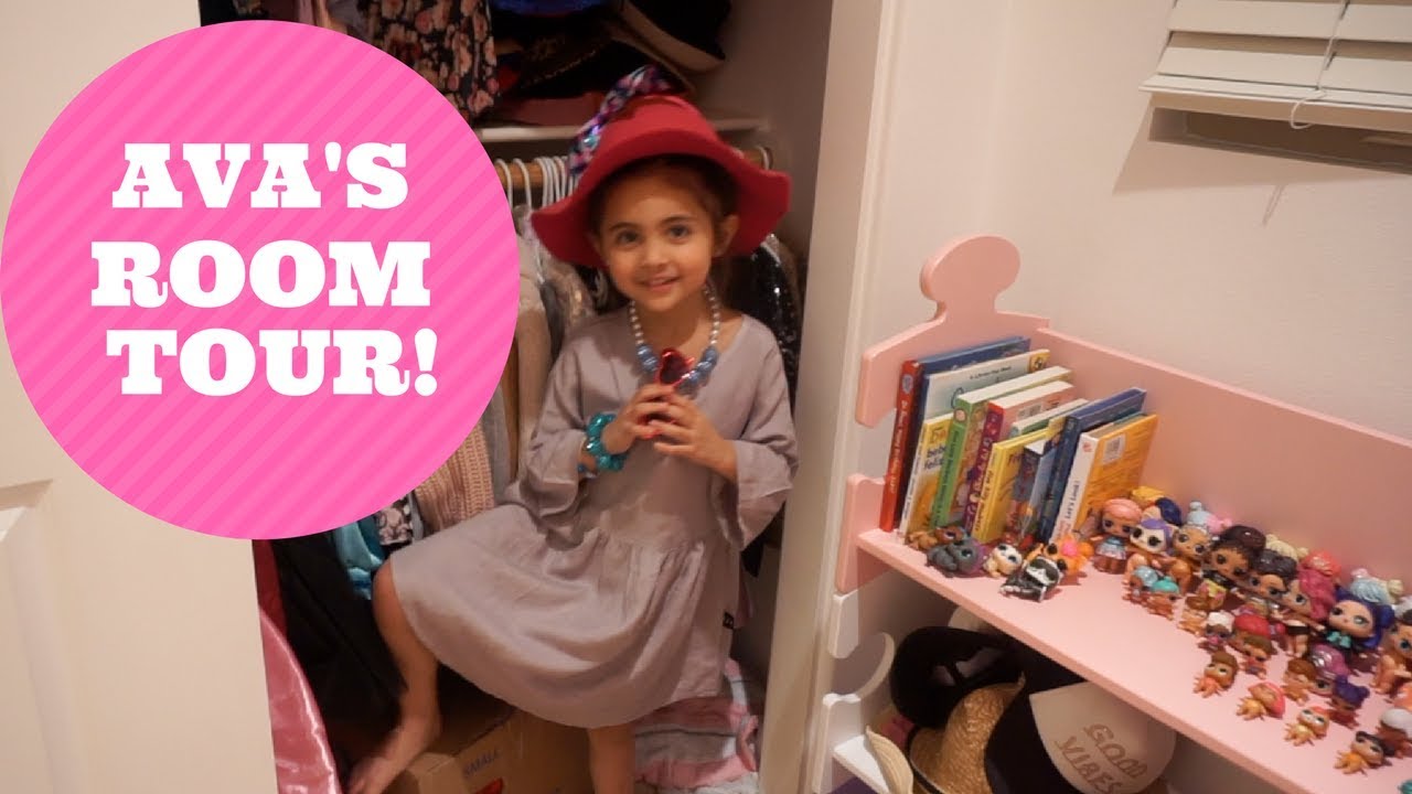 AVA'S ROOM TOUR IN OUR NEW HOUSE!! - YouTube