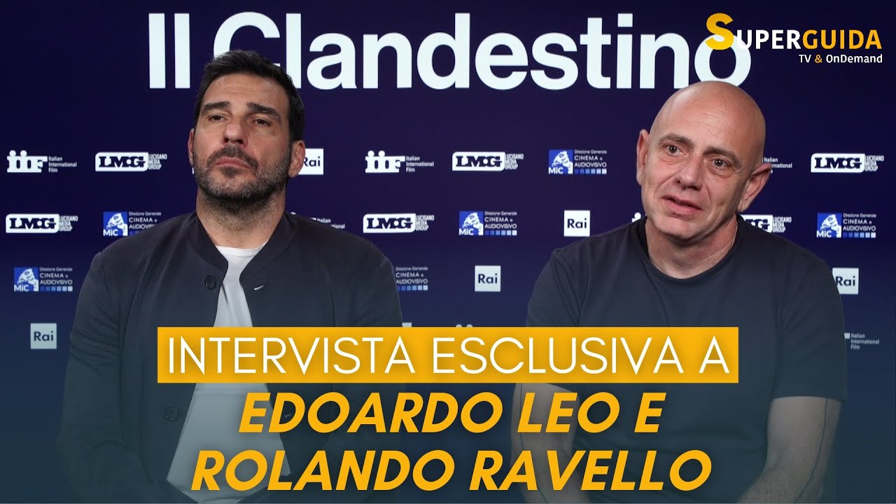 "Il Clandestino", intervista esclusiva a Edoardo Leo e al regista ...