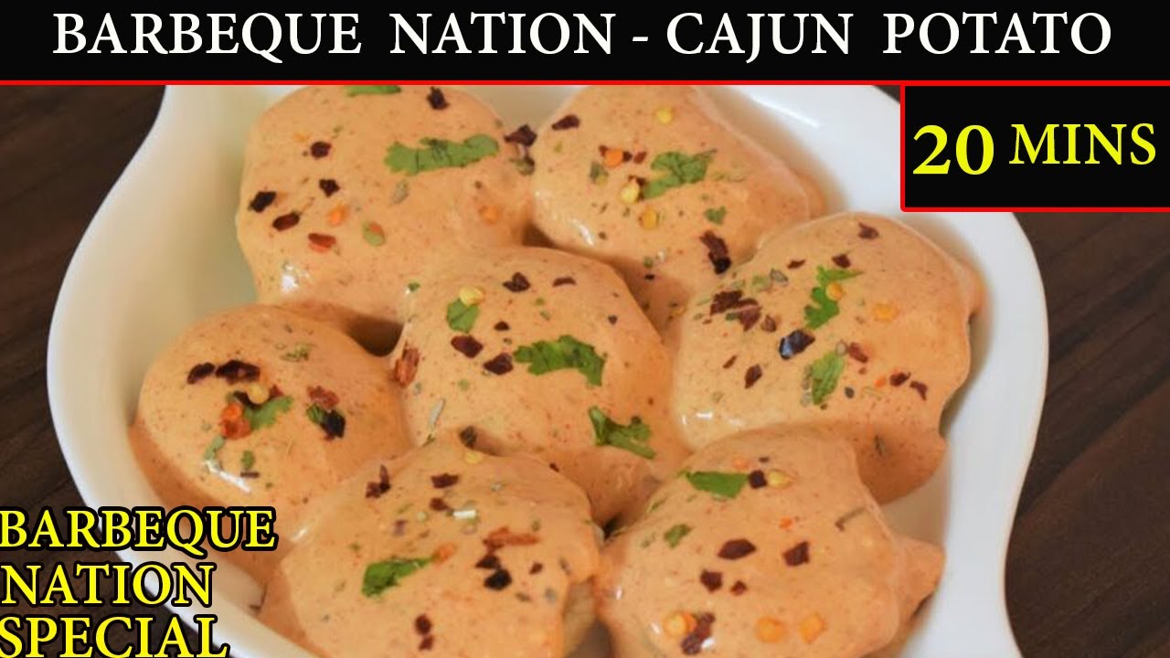 Cajun potatoes| Cajun spiced Potato - Barbeque Nation style Recipe ...