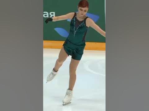 девочка, победившая гравитацию! #фигурноекатание#трусова#тутберидзе# ...