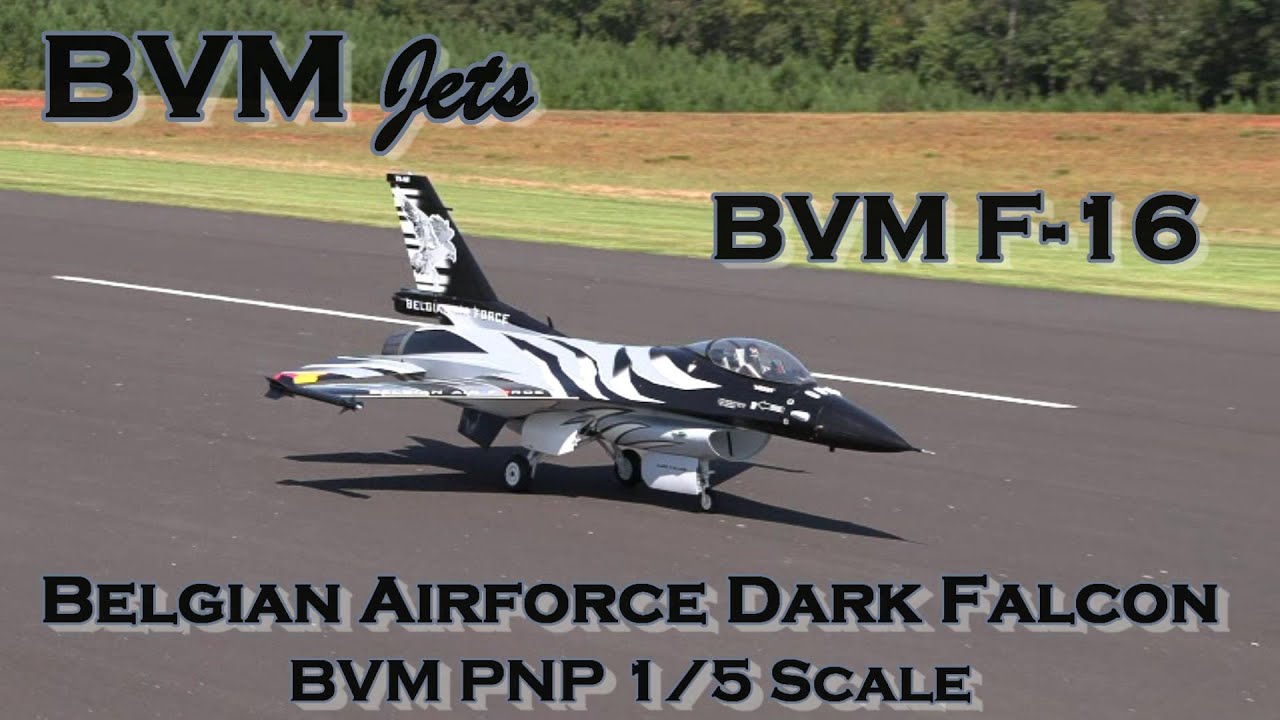 Carlos Paez - BVM Jets BVM F-16 PNP Scale Jet Dark Falcon - 9-15-2021 ...