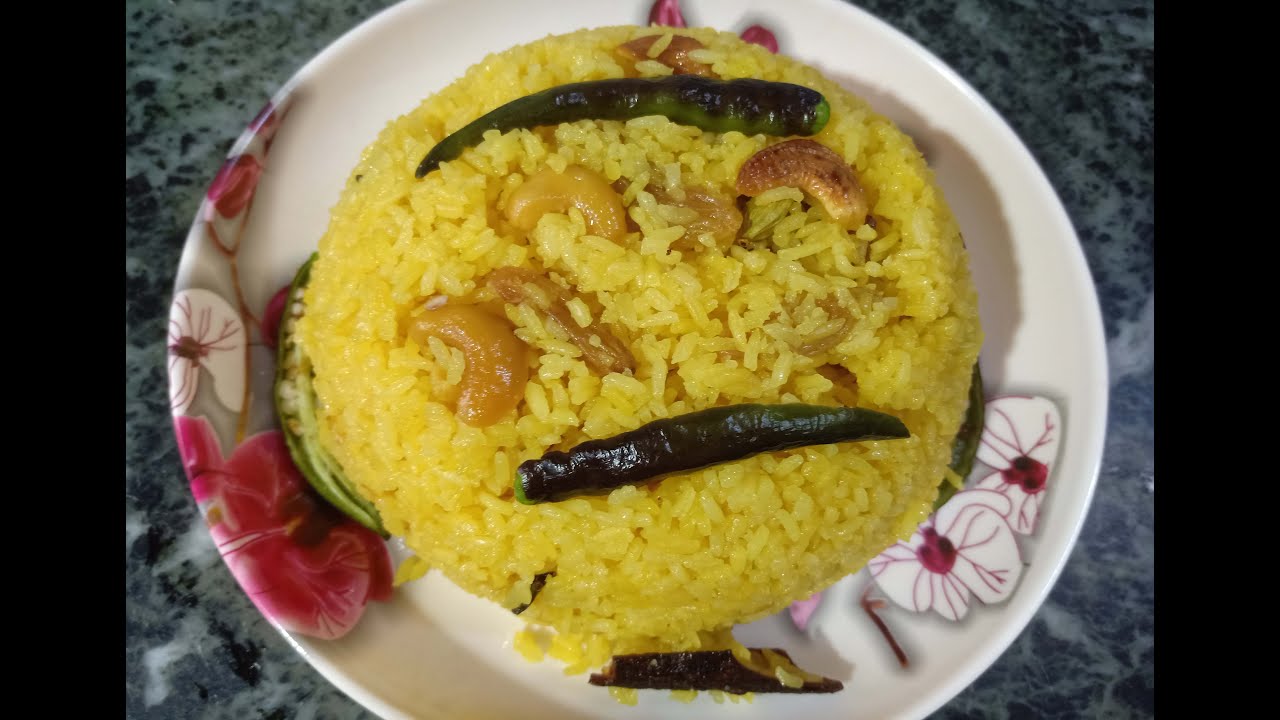 Pulao Recipe | Bengali Style Basanti Pulao Recipe | Veg Sweet Pulao ...