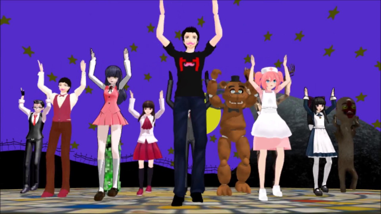 [MMD x Youtube x Video Games] Thriller - YouTube