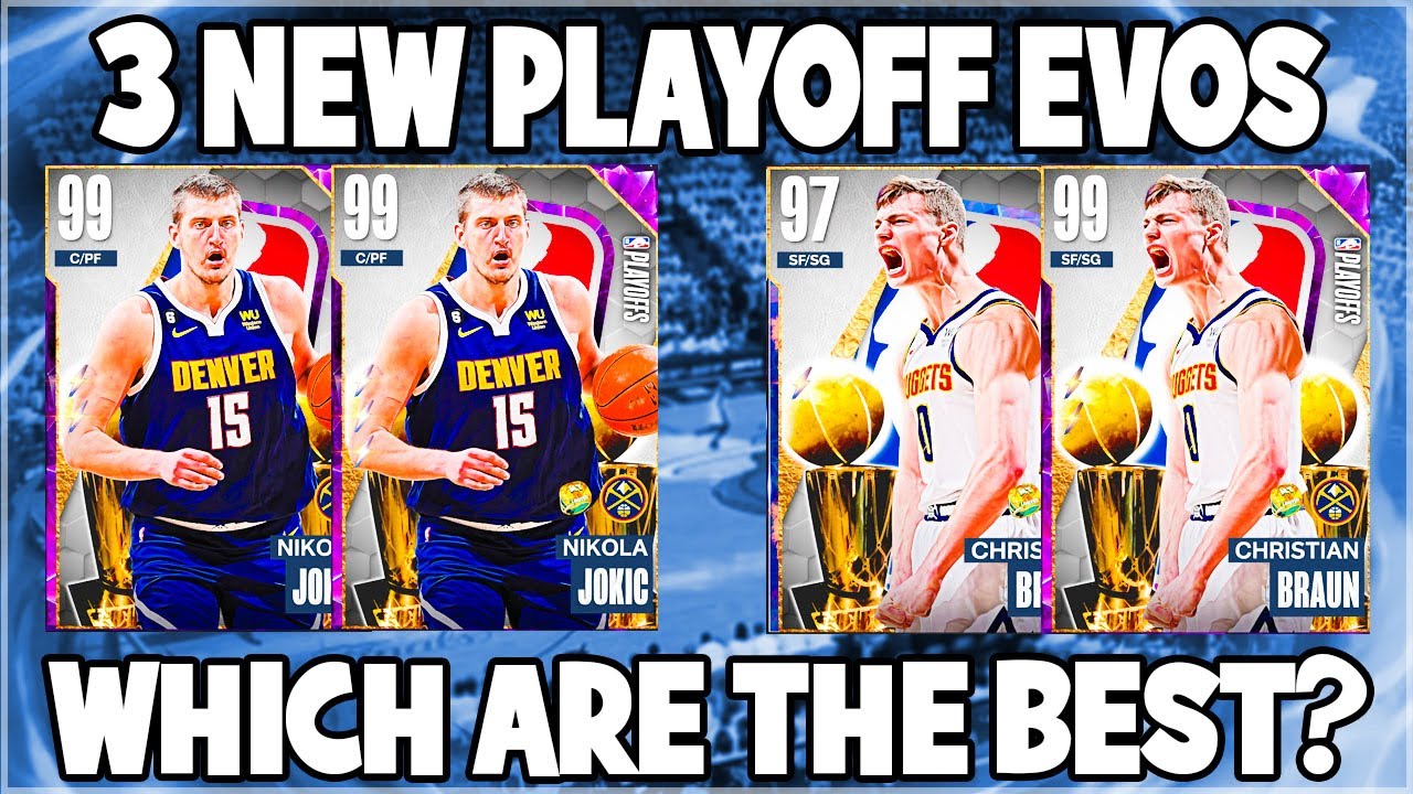 3 NEW PLAYOFF EVO CARDS IN NBA 2K23 MYTEAM! WHICH EVO IS THE BEST ...