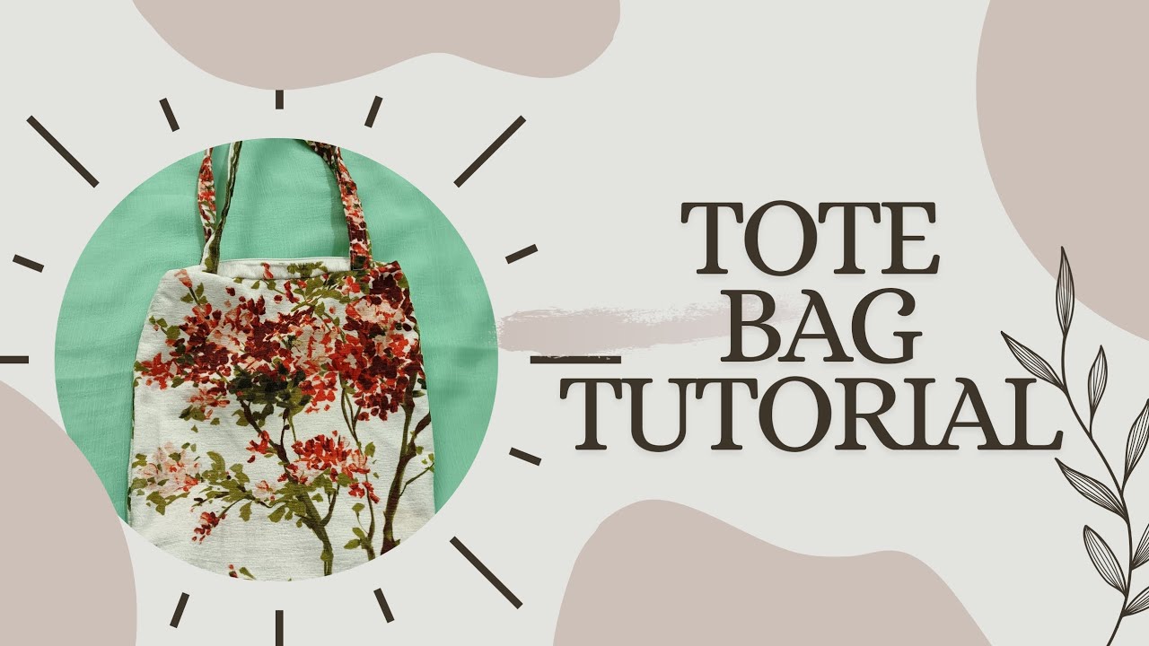 DIY tote bag tutorial | easy to sew | new design tote bag - YouTube