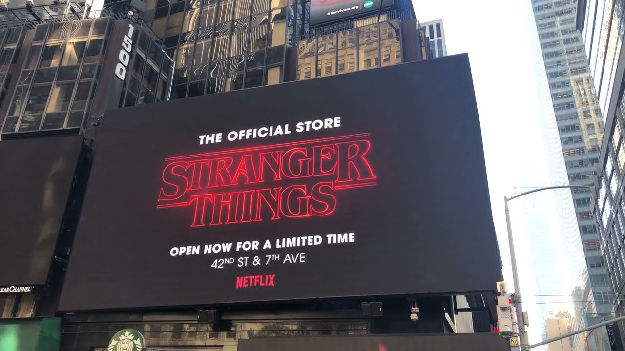 Stranger Things Store Times Square - YouTube