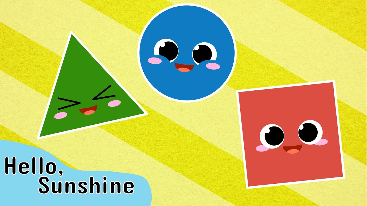 Shapes Song | What shape is this? | Educational Songs for Kids | Hello ...