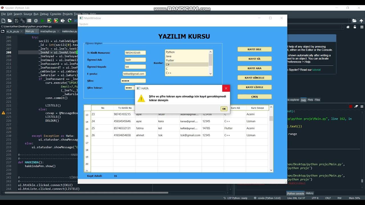 python proje - YouTube