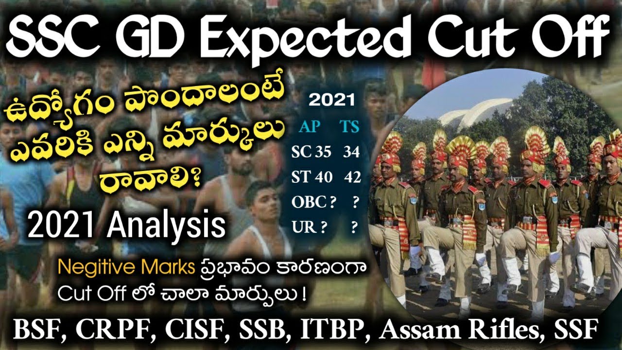 SSC GD Expected Cut Off Marks 2021 ssc-gd-expected-cut-off-marks-2021