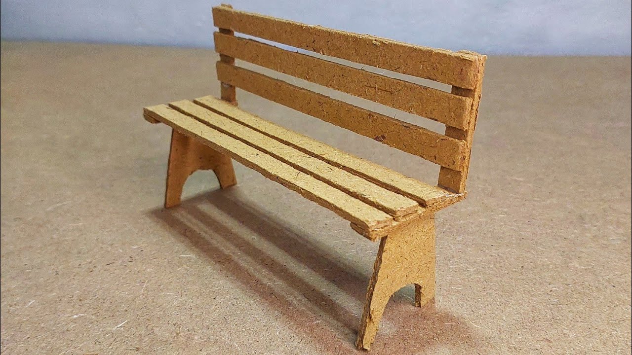 How to make cardboard bench | DIY bench with cardboard | cardboard ...